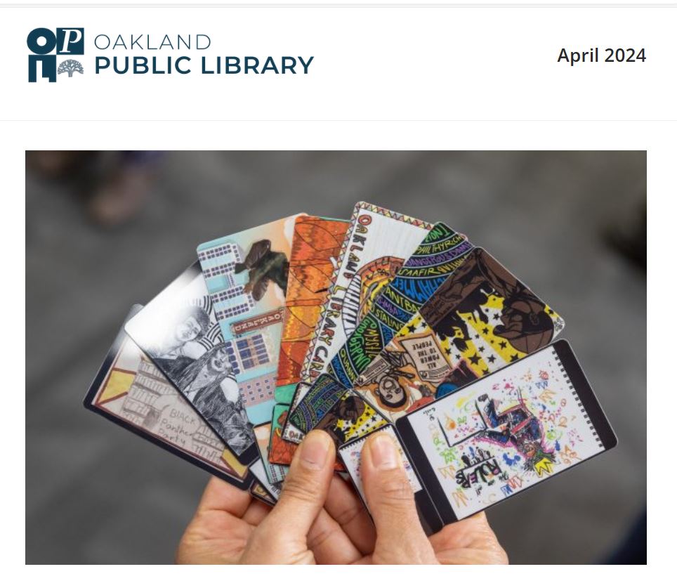 Limited Edition Oakland Library Cards Available – Rockridge Manor ...