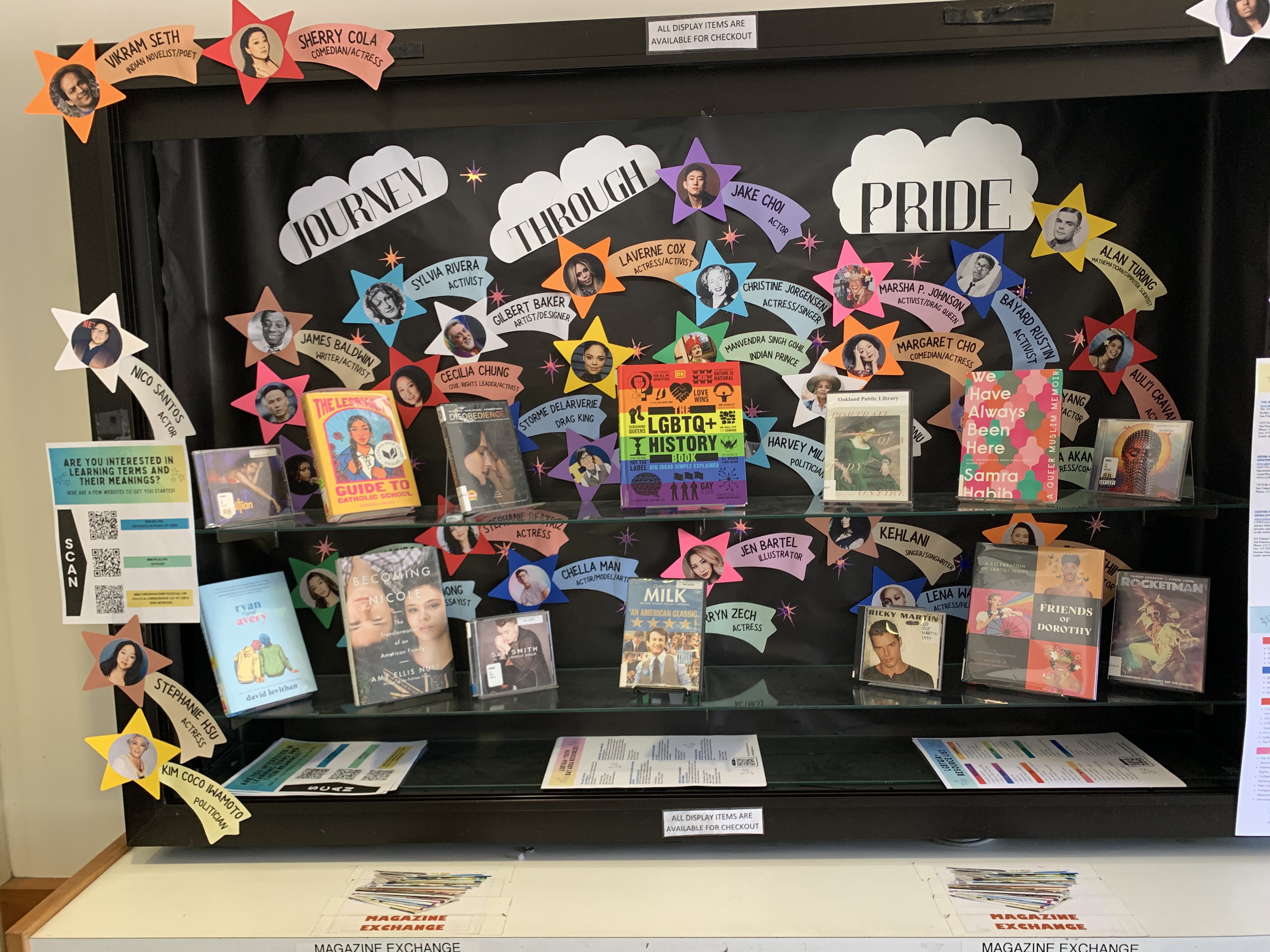 LGBTQ Pride books on display at the Rockridge Library – Rockridge Manor ...